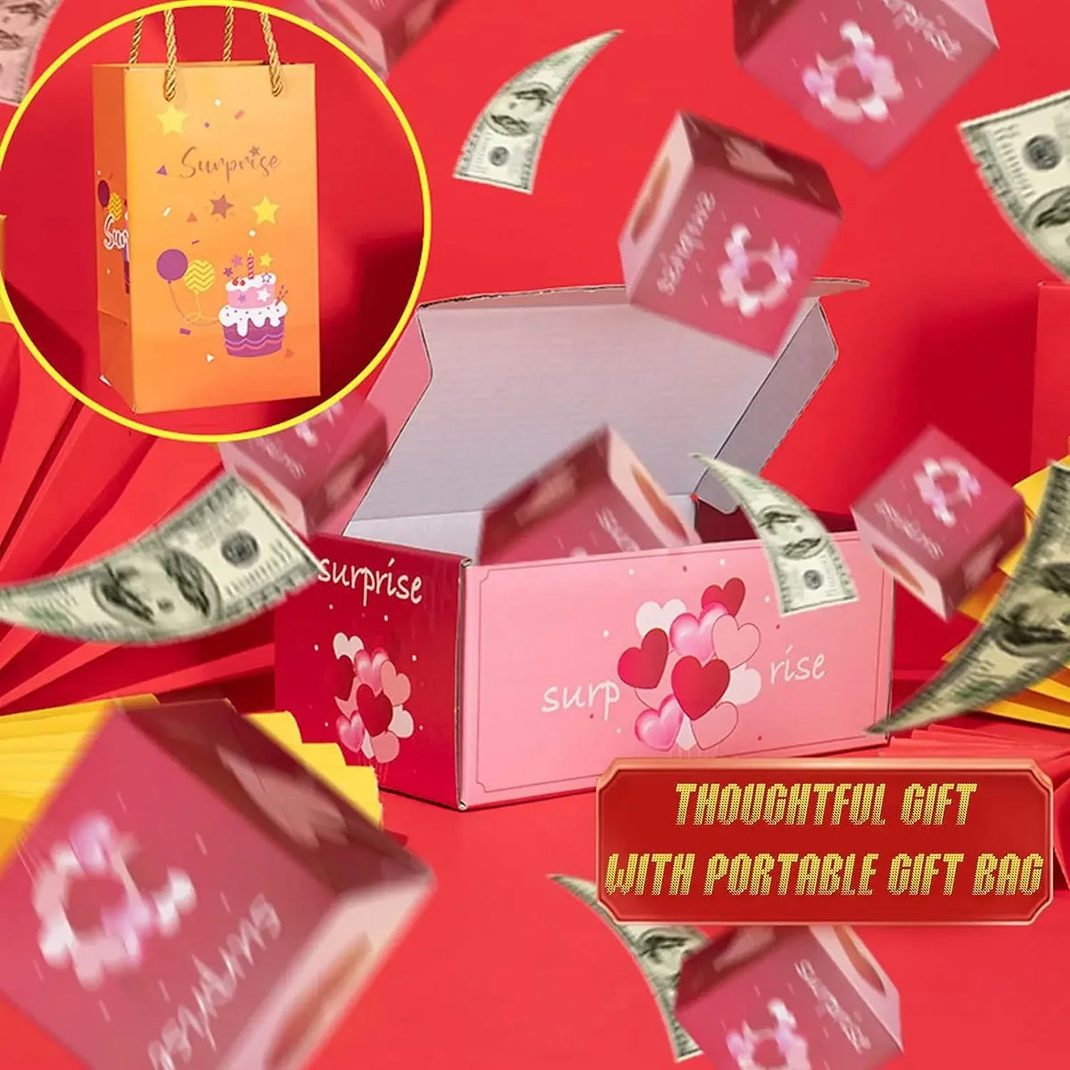 Surprise Cash Pop Box – Zonkka